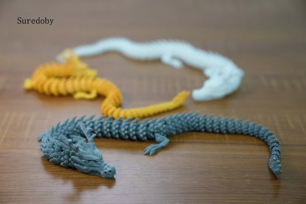 3D Printed Dragon Traditional Chinese Loong – Suredoby